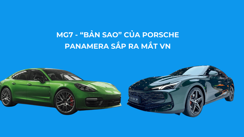 MG7 - "bản sao" của Porsche Panamera sắp ra mắt Việt Nam